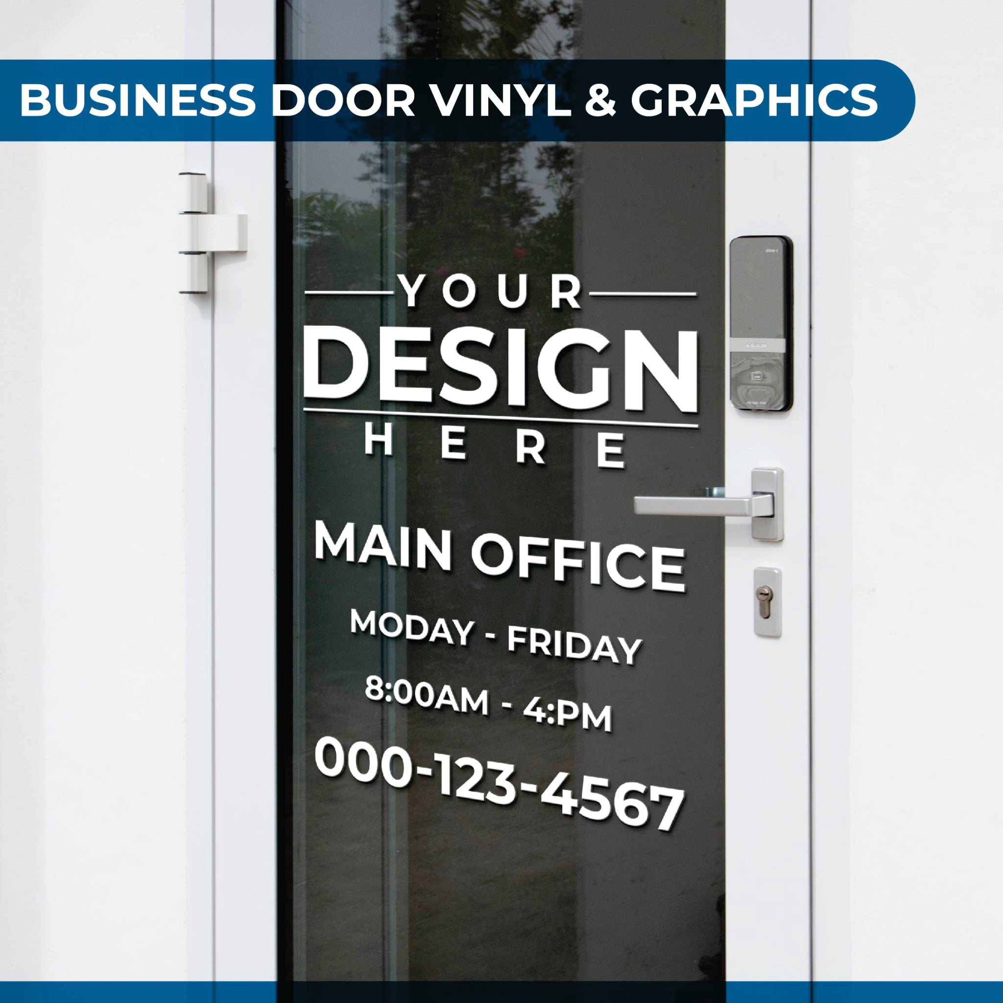 Transform Your Business Entrance with Custom Door Vinyls! – Jacob's ...