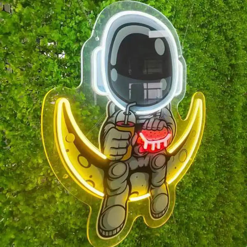 Cool Space LED Neon Wall Art - 25 in. Wide – Jacob's Signs and Lighting