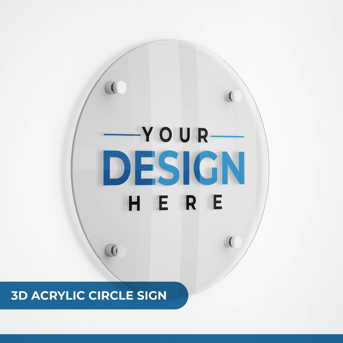 Make a Bold Statement with Circle Acrylic Signs – Jacob's Signs and ...