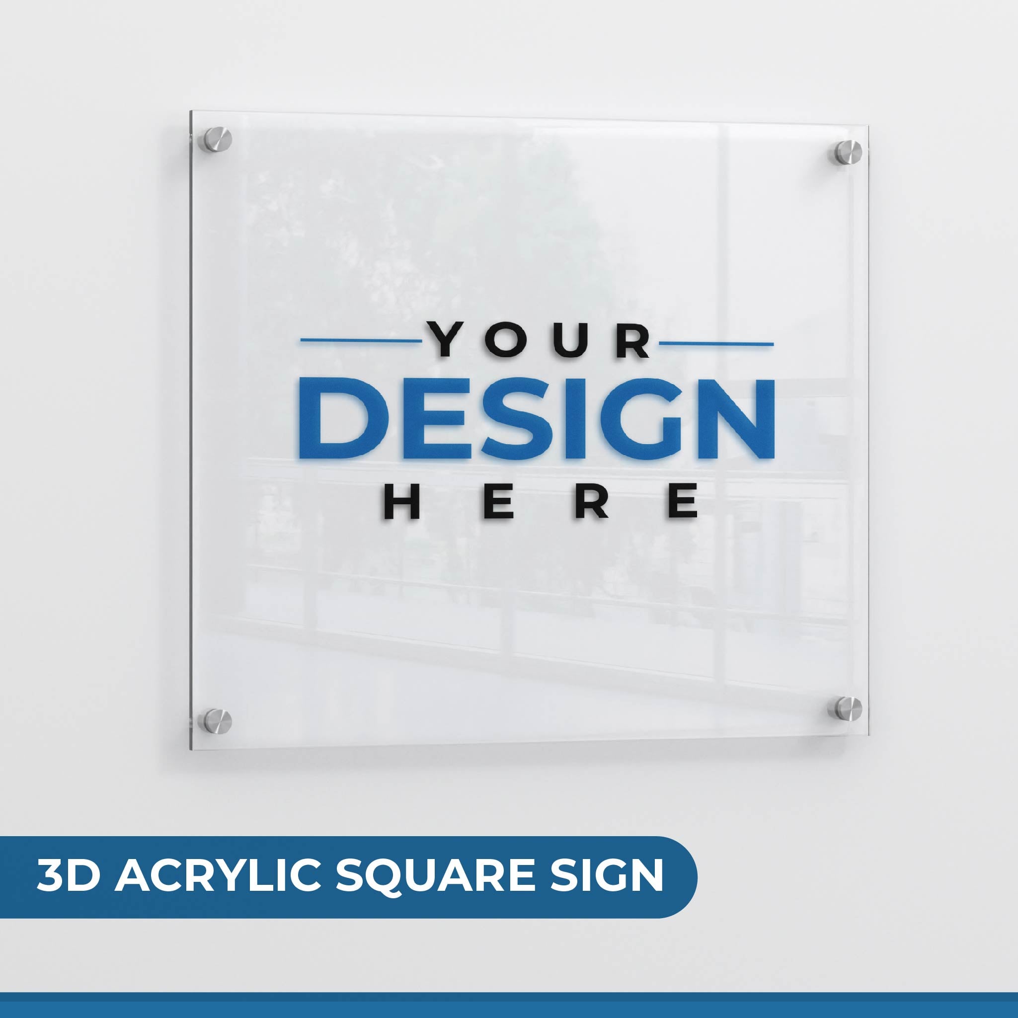 Elevate Your Brand with Custom Square Acrylic Signs – Jacob's Signs and ...