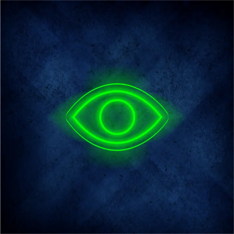 Evil Eye LED Neon Wall Art – Jacob's Signs and Lighting