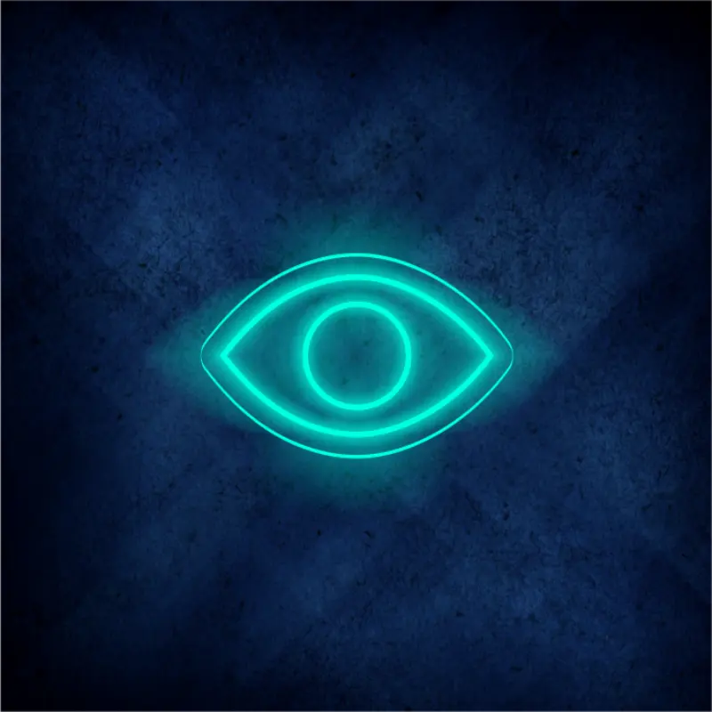 Evil Eye LED Neon Wall Art – Jacob's Signs and Lighting