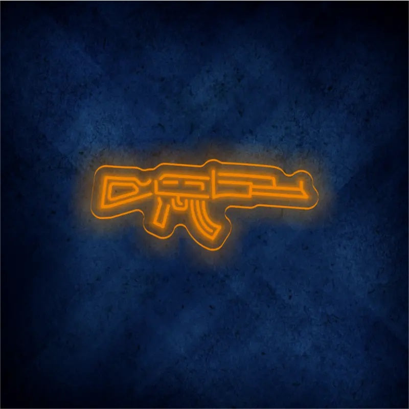Cool AK-47 Rifle LED Neon Wall Art – Jacob's Signs and Lighting